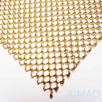 China Aluminum Alloy Metal Mesh Curtains 8mm Hole Size 0.8-3mm Wire Custom Architectural Screening for sale