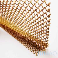 China Aluminum Alloy Metal Mesh Curtains 8mm Hole Size 0.8-3mm Wire Custom Architectural Screening for sale