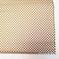 China Aluminum Alloy Metal Mesh Curtains 8mm Hole Size 0.8-3mm Wire Custom Architectural Screening for sale