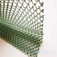 China Green Galvanized Stainless Steel Metal Mesh Curtains - 0.8-3mm Wire, 40-85% Open Area for Space Division for sale