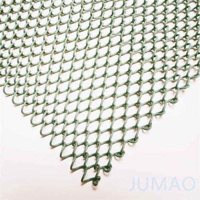 China Green Galvanized Stainless Steel Metal Mesh Curtains - 0.8-3mm Wire, 40-85% Open Area for Space Division for sale