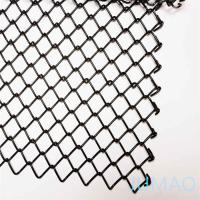 China 16mm Hole Coiled Flexible Fireplace Mesh Curtain Screen - 3mm-20mm Hole Size, 0.8mm-3mm Wire Diameter for sale