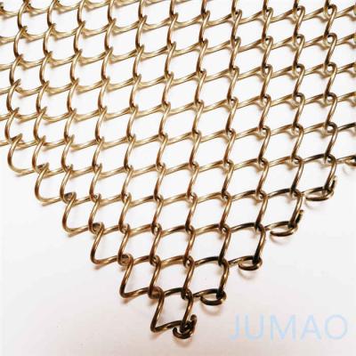 China Architectural Metal Mesh Curtains 12m Width x 30.48m Height for Restaurant Doorway Screens & Partitions for sale