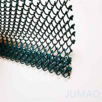 China 40ft Flexible Wire Metal Mesh Curtains - Grass Green Finish, 12m Width, 0.8-2.5mm Wire Diameter for Space Partition & Decoration for sale