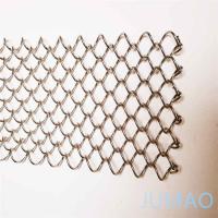 China Stainless Steel Metal Mesh Curtains 0.8-2.0mm Wire Diameter with 12M Maximum Length for Architectural Screening for sale
