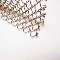China Stainless Steel Metal Mesh Curtains 0.8-2.0mm Wire Diameter with 12M Maximum Length for Architectural Screening for sale