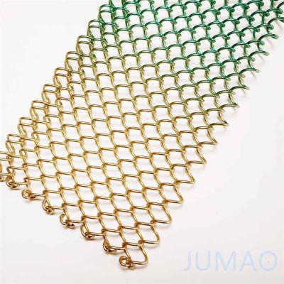 China Stainless Steel Mesh Curtain Chain Coil Drapery - 0.8-3mm Wire Size, 3-20mm Hole Pattern for Room Dividers & Window Treatments for sale