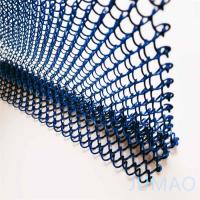 China Hotel Lobby Metal Mesh Drapery Fabric Curtain Space Divider for sale
