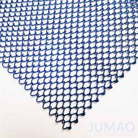 China Hotel Lobby Metal Mesh Drapery Fabric Curtain Space Divider for sale