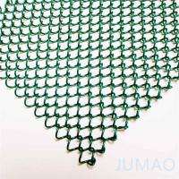 China Aluminium Wire Metal Mesh Curtains Architectural Decorative Drapery for sale