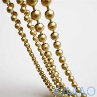 China Decorative Metal Bead Ball Curtains Chain 2mm-12mm Diameter for Room Dividers and Architectural Applications for sale
