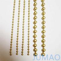 China Decorative Metal Bead Ball Curtains Chain 2mm-12mm Diameter for Room Dividers and Architectural Applications for sale