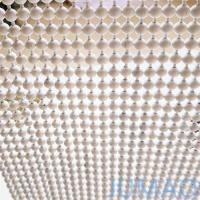 China 6mm Architectural Metal Bead Ball Curtains - Stainless Steel Space Dividers in 1-12m Lengths for sale