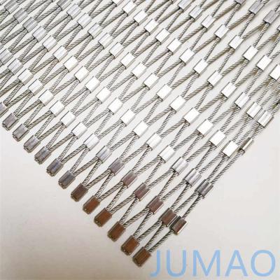 China Architectural 304 Stainless Steel Cable Mesh - 1.2mm to 4mm Diameter with Custom Mesh Sizes for sale