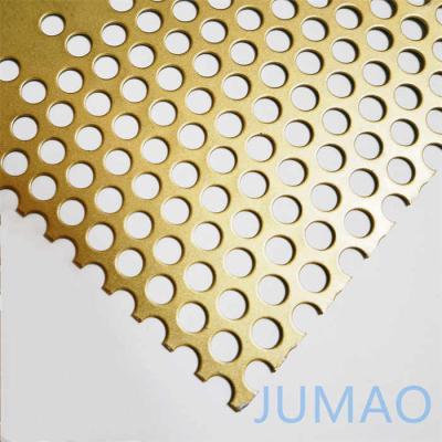 China Stainless Steel Facade Perforated Metal Screen with Round Holes - 0.1mm to 4.0mm Thickness, 1000x2000mm to 2000x4000mm Sizes for sale