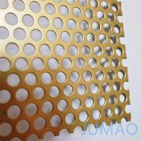 China Stainless Steel Facade Perforated Metal Screen with Round Holes - 0.1mm to 4.0mm Thickness, 1000x2000mm to 2000x4000mm Sizes for sale