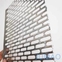 China Galvanneal Architect Perforated Metal Sheet 0.5-20mm Thickness with Round End Slot Holes for Ceiling Systems for sale
