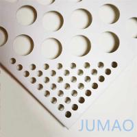 China White Perforated Metal Ceiling Panels with Round Holes - 0.1mm to 4.0mm Thickness, 1000x2000mm to 2000x4000mm Sizes for sale