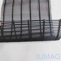 China Black Architectural Wire Mesh Cladding Panels 1-2.5mm Wire Diameter 6-25mm Hole Size for Building Facades for sale
