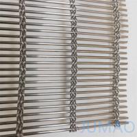China SS304 Architectural Mesh Cladding Panels 1-2.5mm Wire Diameter for Building Facades and Sun Protection for sale