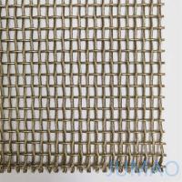 China Champagne Golden 304 Architectural Mesh Facade - 1.0-2.5mm Wire Diameter in 1x2m to 2x4m Panels for sale