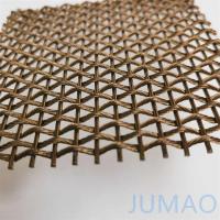 China SS304 Copper Architectural Brass Mesh Building Curtain Wall - 1.0mm to 2.5mm Wire Diameter, 6mm to 25mm Hole Size for sale