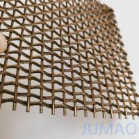 China SS304 Copper Architectural Brass Mesh Building Curtain Wall - 1.0mm to 2.5mm Wire Diameter, 6mm to 25mm Hole Size for sale