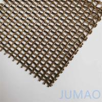 China SS304 Copper Architectural Brass Mesh Building Curtain Wall - 1.0mm to 2.5mm Wire Diameter, 6mm to 25mm Hole Size for sale