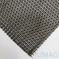 China 6x8 Golden Galvanized Architectural Mesh Balustrade Panels - 1mm to 2.5mm Wire Diameter, 6mm to 25mm Hole Size for sale