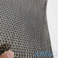 China 6x8 Golden Galvanized Architectural Mesh Balustrade Panels - 1mm to 2.5mm Wire Diameter, 6mm to 25mm Hole Size for sale
