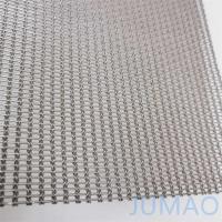 China Chrome Coated Decorative Metal Architectural Mesh Panels 1-2.5mm Wire Diameter for Construction Safety Guards for sale