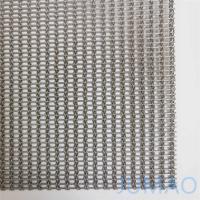 China Chrome Coated Decorative Metal Architectural Mesh Panels 1-2.5mm Wire Diameter for Construction Safety Guards for sale