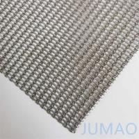 China Chrome Coated Decorative Metal Architectural Mesh Panels 1-2.5mm Wire Diameter for Construction Safety Guards for sale