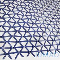 China Purple Painting Architectural Mesh Decorative Metal Screen ODM 2m x 4m Custom for sale