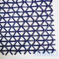 China Purple Painting Architectural Mesh Decorative Metal Screen ODM 2m x 4m Custom for sale