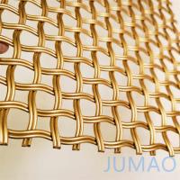 China Golden 304 Stainless Steel Architectural Mesh Decorative Mesh Screen for sale