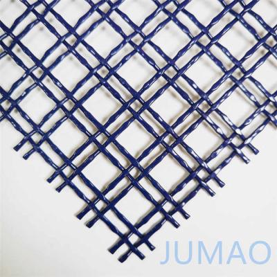 China 2x4 Decorative Double Wire Architectural Mesh Panels for Cabinets 1.5mm Wire 15mm Hole for sale