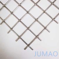 China Crimped Weaving Architectural Expanded Metal Mesh Wire Interior Cladding 1.5mm Wire 10mm Hole for sale