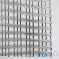 China Al Alloy Architectural Woven Mesh Metal Wire Mesh Facade Cladding for sale