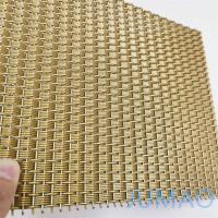 China Sustainable Architectural Mesh Brass Copper High Strength for sale