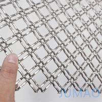 China SS304 Stainless Steel Architectural Woven Metal Mesh Panels 2m x 4m Decorative OEM for sale