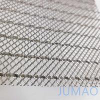 China Braided Aluminum steel Architectural Mesh For Restaurant Construction for sale