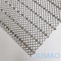 China Braided Aluminum steel Architectural Mesh For Restaurant Construction for sale