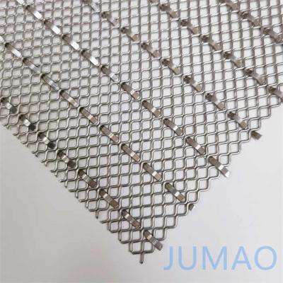 China Braided Aluminum steel Architectural Mesh For Restaurant Construction for sale