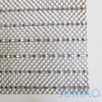 China Braided Aluminum steel Architectural Mesh For Restaurant Construction for sale