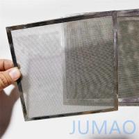 China 15cm Square Sintered Wire Stainless Mesh Filters 304L Steel - 30-450 Micron Filtration for Industrial Applications for sale