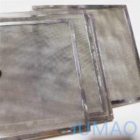China 15cm Square Sintered Wire Stainless Mesh Filters 304L Steel - 30-450 Micron Filtration for Industrial Applications for sale