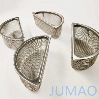 China Semicircle 316SS Stainless Steel Wire Mesh Filter for High Temperature Applications - 7 Day Production, Multiple Cleaning Cycles for sale