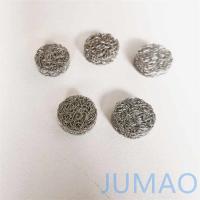 China 304SS 316SS Knitted Wire Mesh Filter Gasket Demister Pads - 0.08-0.5mm Wire Diameter, 40-600mm Width Options for sale