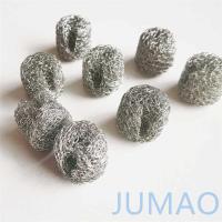 China Greased Stainless Steel Knitted Wire Mesh Filter Gasket with 98% Efficiency, 0.15-1mm Wire Diameter Options for sale